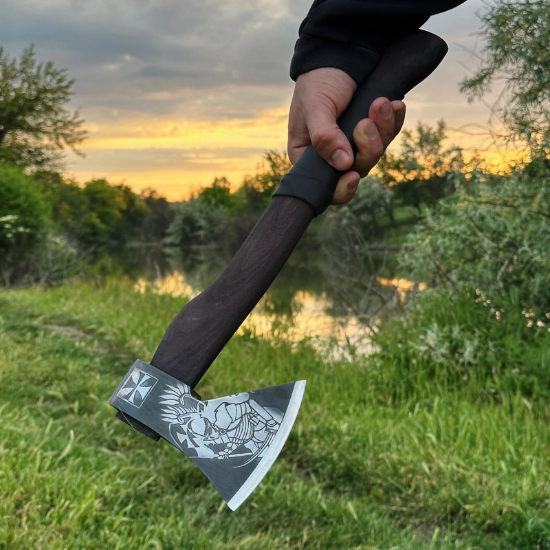 Topor polonez Hussar negru Gorile BBQ handmade A-39 | Topoare \ Topoare ...